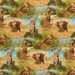 Manger Nativity Scene Fabric Panel 36x43, Pd12378r-manger DIGITALLY ...