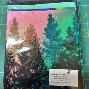 Quilt Kit 50"x68", Northern Lights Using Aurora Fabrics From Timeless ...