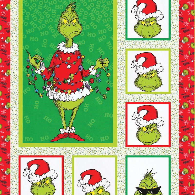 Grinch Quilt Kit - Etsy