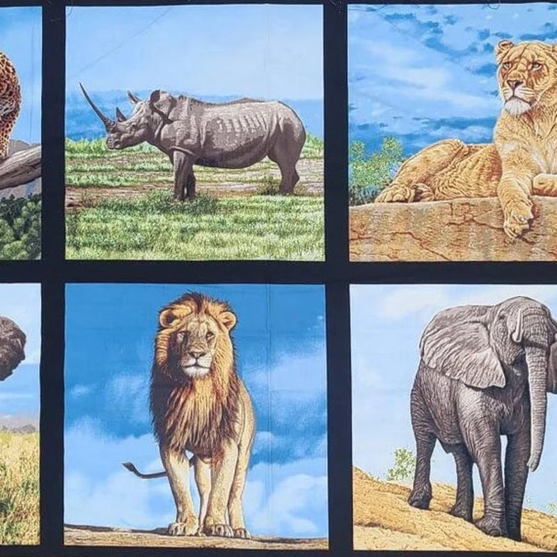 Safari Fabric - Etsy