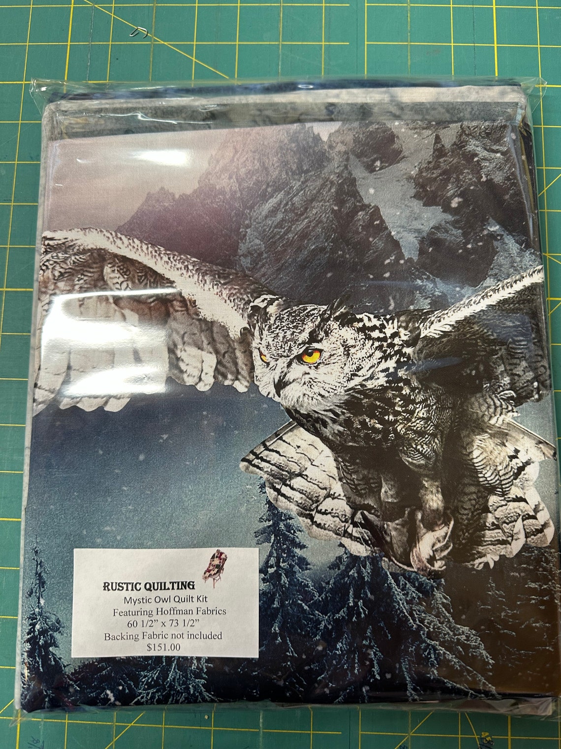 Mystic Owl Quilt Kit, Hoffman Fabrics, Winter Log Cabin (60”x73") - Etsy