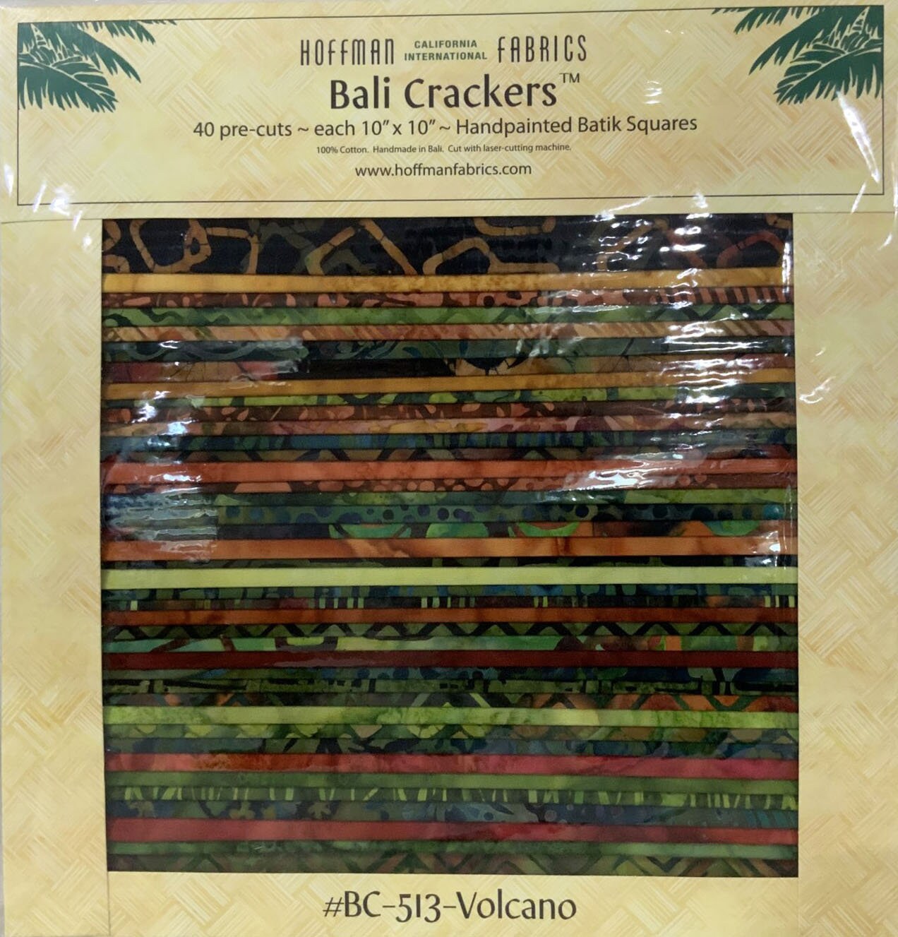 Volcano Bali Crackers 10x10 BC-513 40 Precut Ten - Etsy