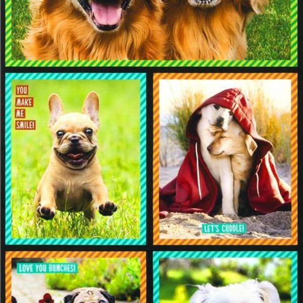 Dog Fabric Panels - Etsy