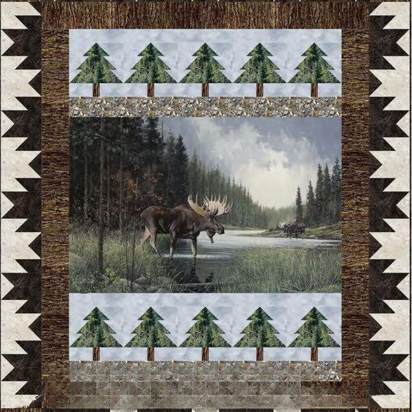 Wildlife Quilt Panel - Etsy