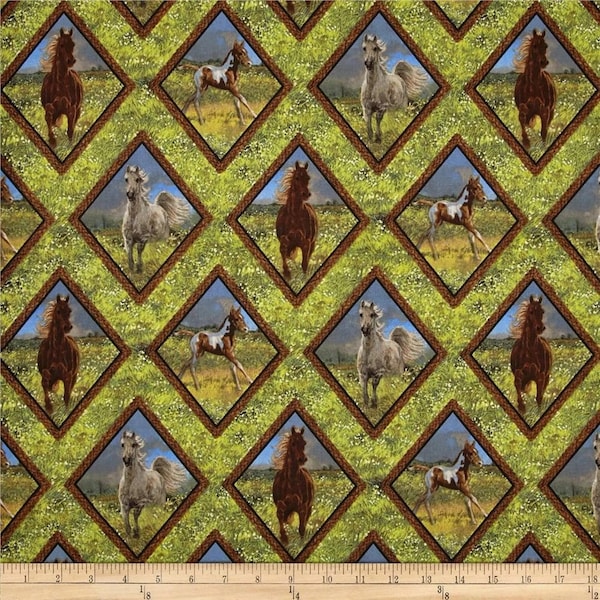 Horse Print Fabric - Etsy Canada