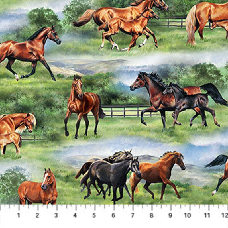 Horse Print Fabric - Etsy Canada