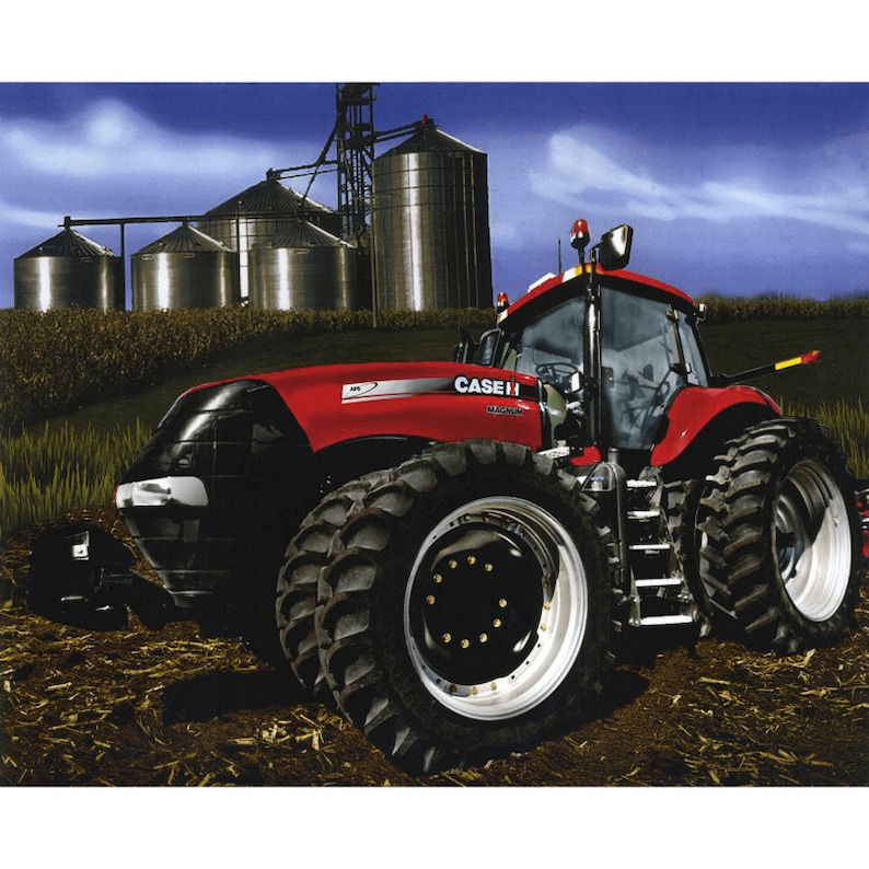 RARE Case IH Magnum Tractor Fabric Panel 43x36 - Etsy