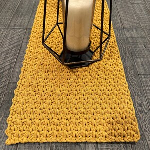 Handmade Table Runner | 5mm Thickness | Radkar Braided Cotton Cord ...