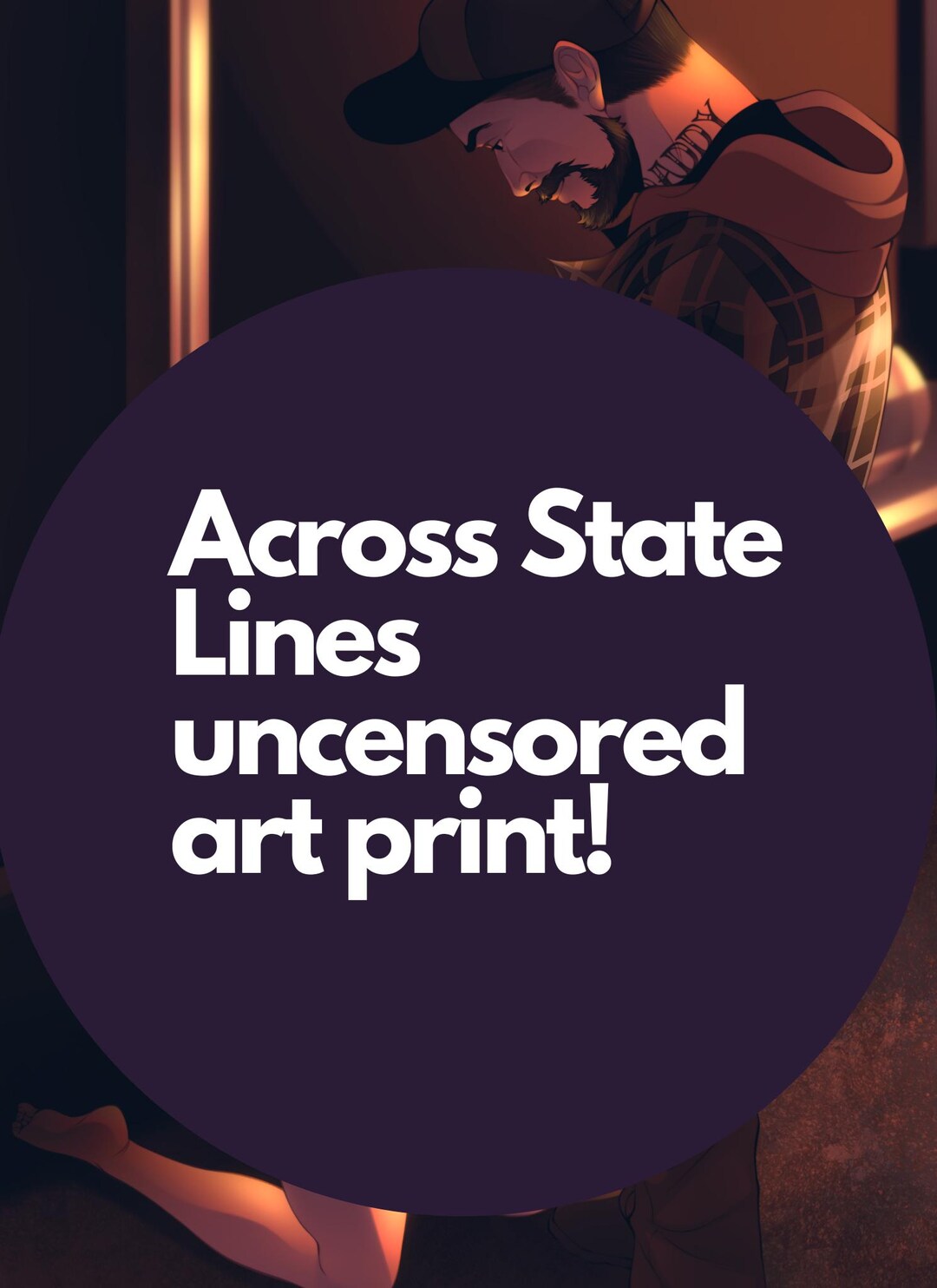 Across State Lines UNCENSORED Postcard - Etsy