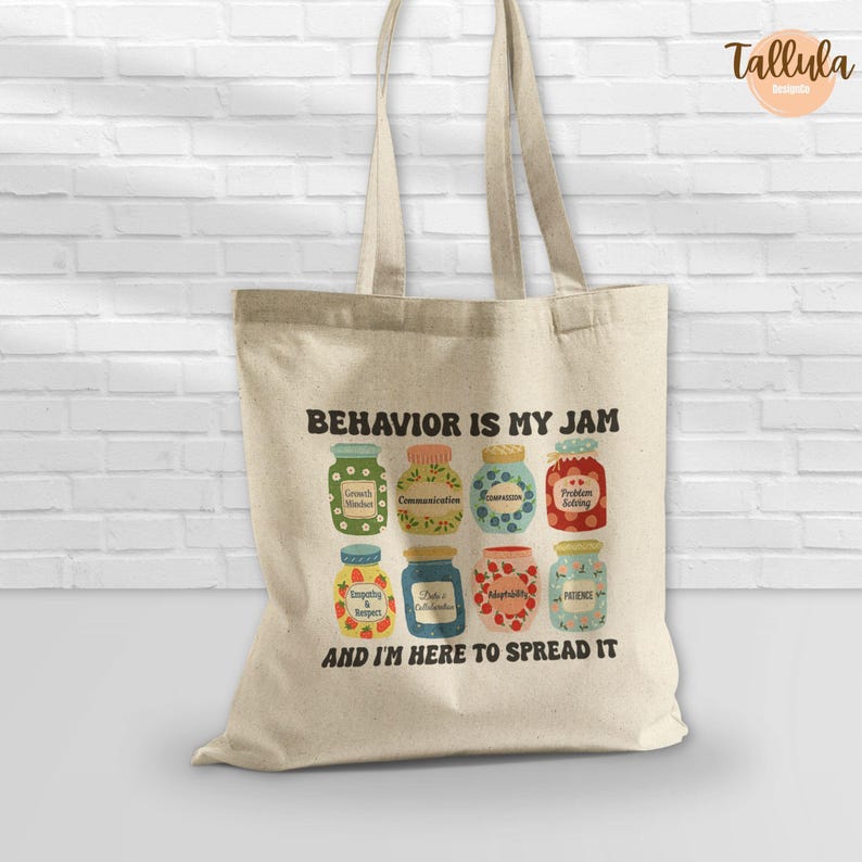 Behavior Analyst Tote bag, Behavior is My Jam, Behavior Therapy ...