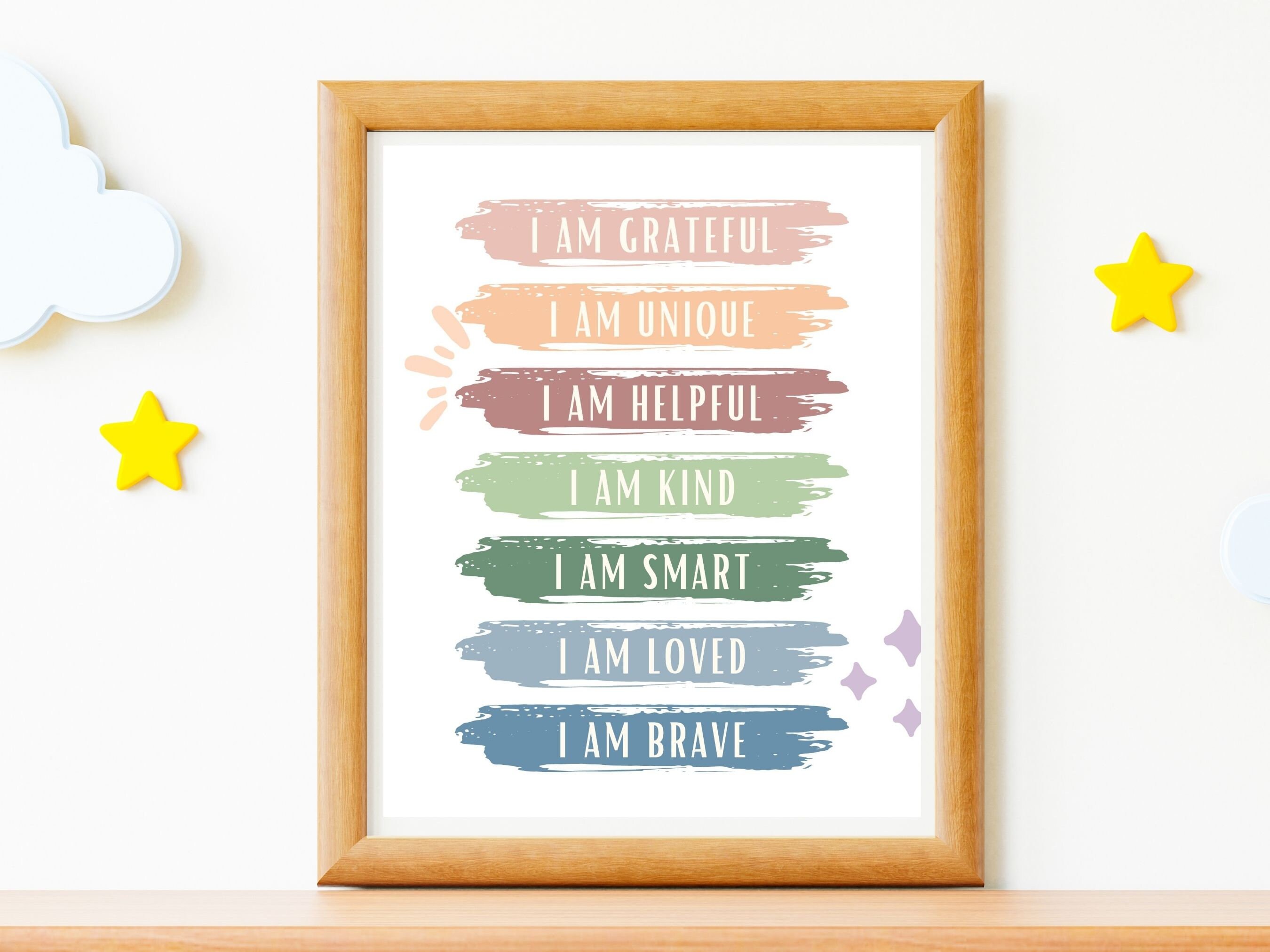 Positive Affirmation Printable for Kids, Teens, Students, Kids ...