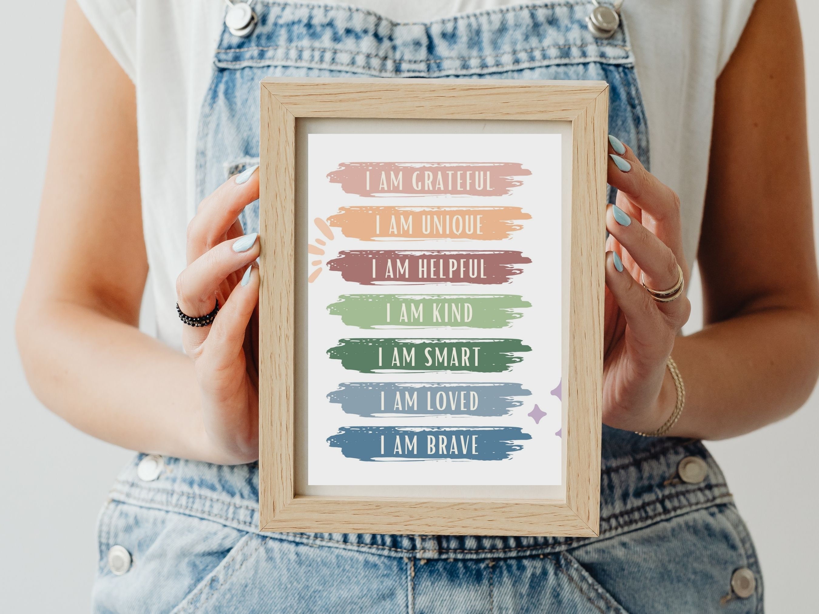 Positive Affirmation Printable for Kids, Teens, Students, Kids ...