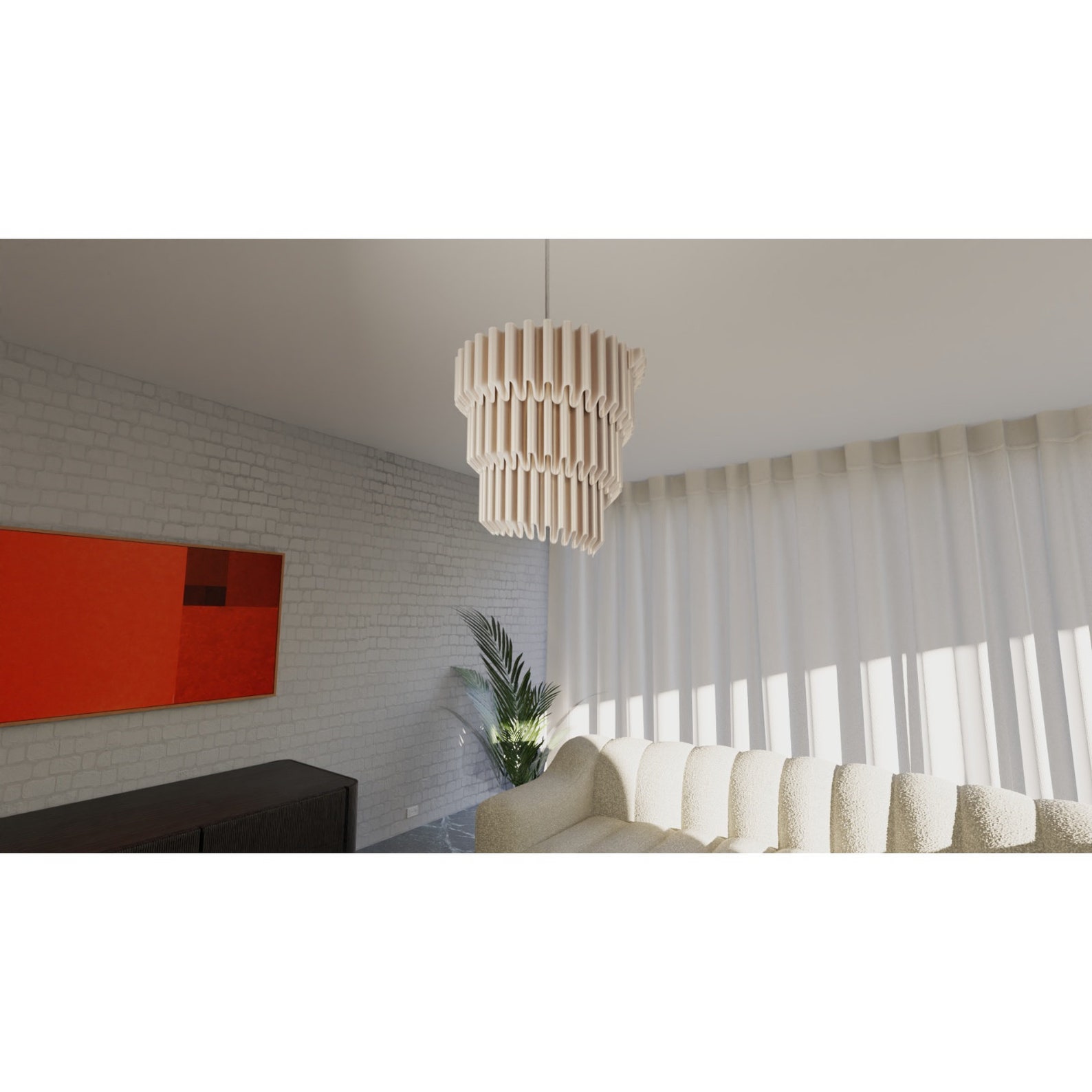 3DPPA Unfurling Ripple 3DPPA Lamp Shade | Home Decor | Gift Idea ...
