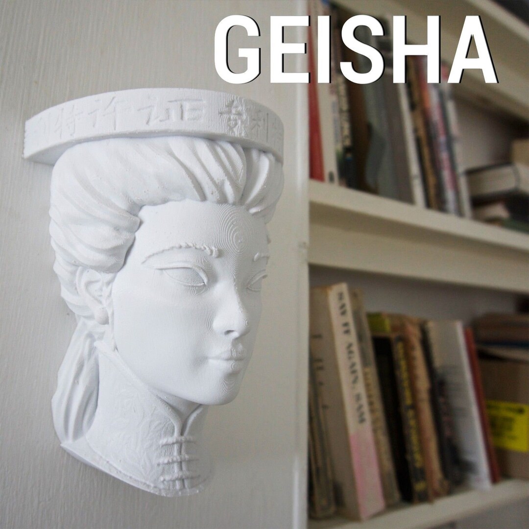 3D Shook Geisha Mini Floating Shelf for Party, Living Room, Bedroom - Etsy