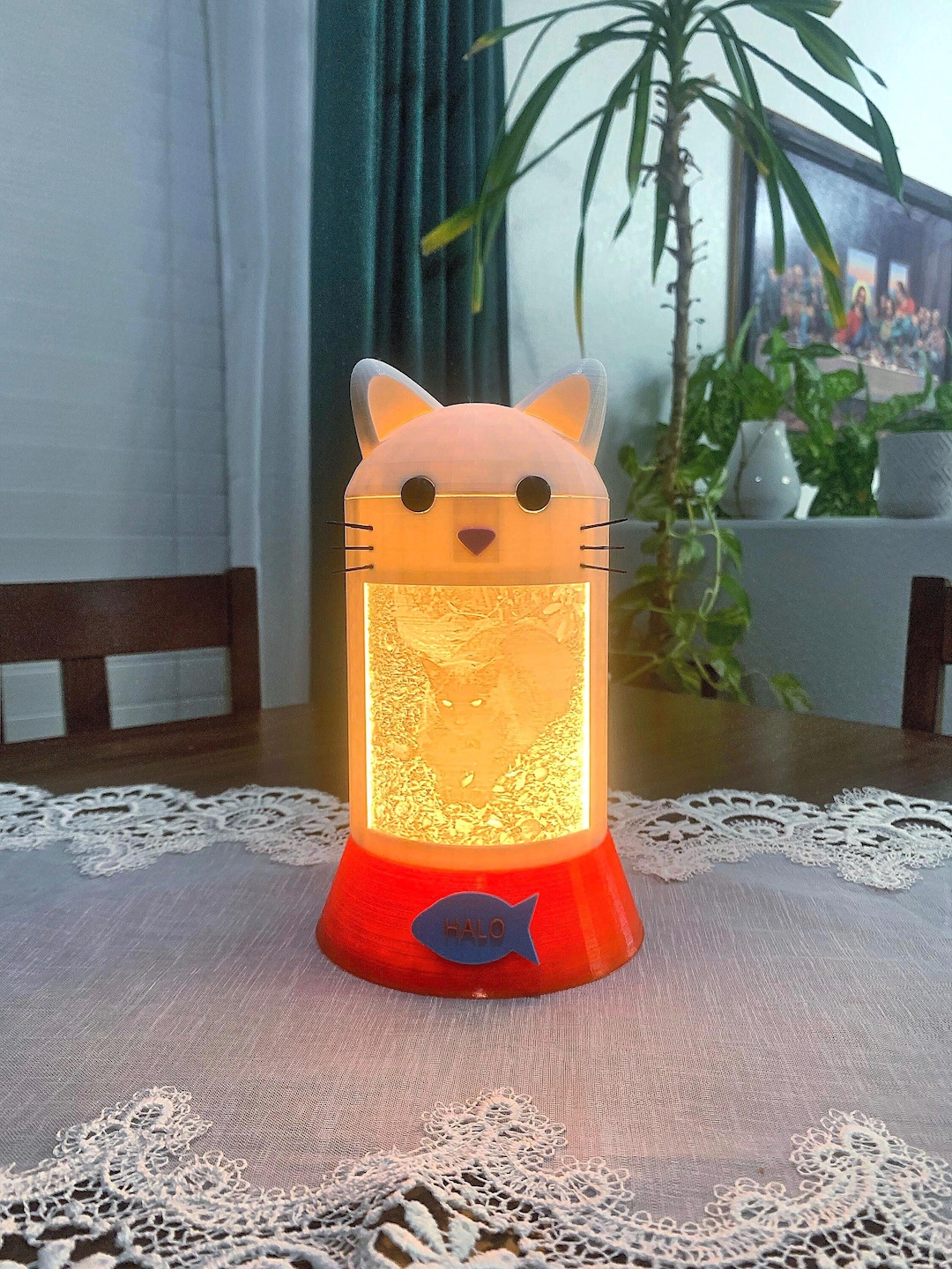 Custom/personalized Cute Kitty Cat Lithophane | All Breeds ...