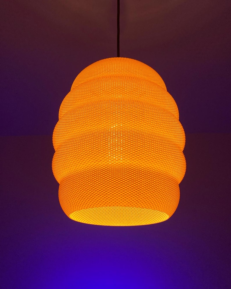 Lunfardo Bee Hive Lamp Shade | Home Decor | Gift Idea | Geometric ...