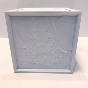 Custom Lithophane Light Box | Personalized Photo Lamp | 3D Printed ...