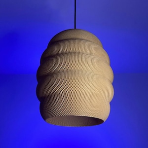 Lunfardo Bee Hive Lamp Shade | Home Decor | Gift Idea | Geometric ...