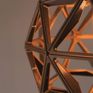 3DPPA Geodesic Sphere Shaped Lamp | Home Decor | Gift Idea | Geometric ...