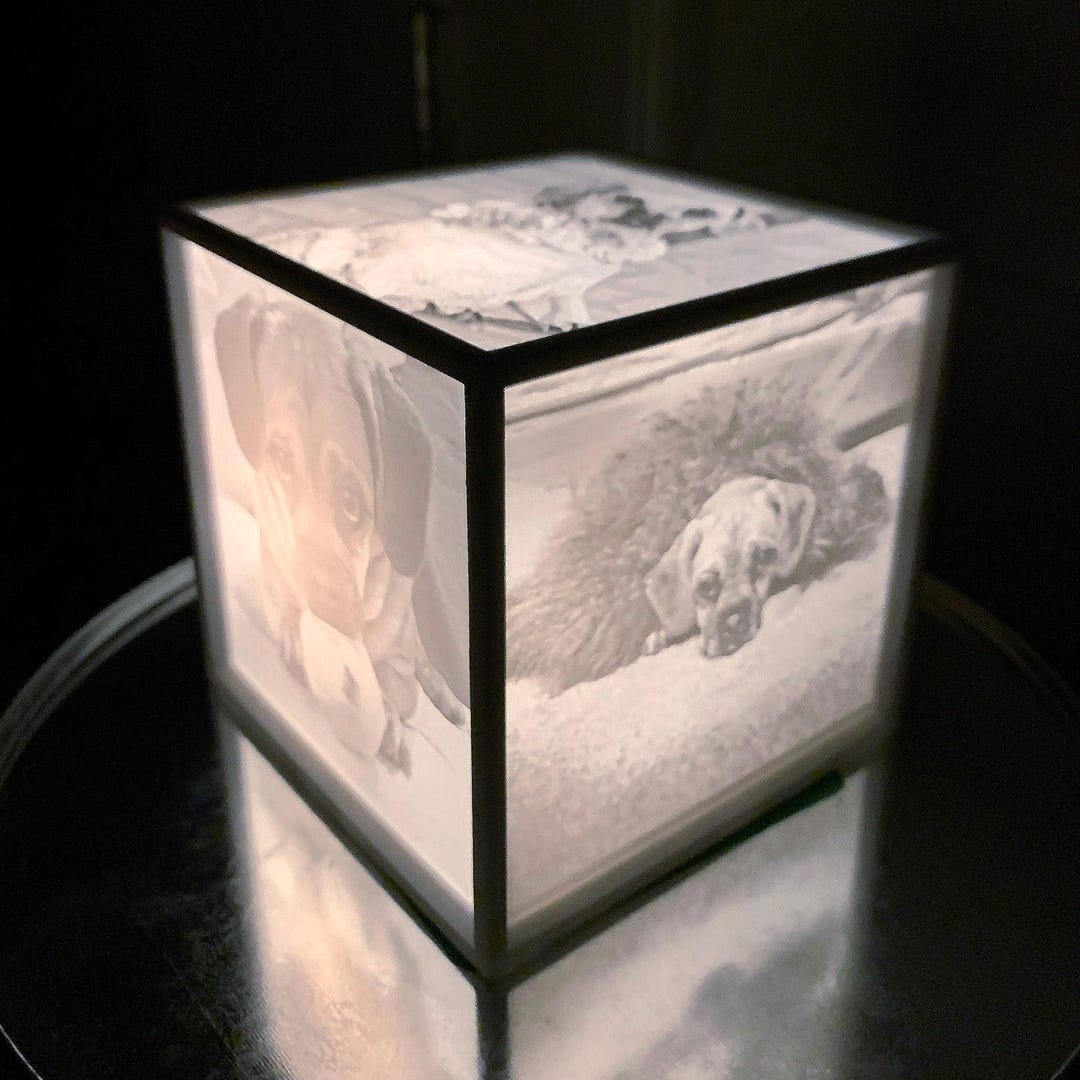 Custom Lithophane Light Box | Personalized Gifts | Keepsakes - Etsy