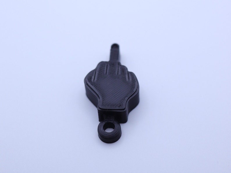 3D Printed Middle Finger Keychain - Etsy Australia
