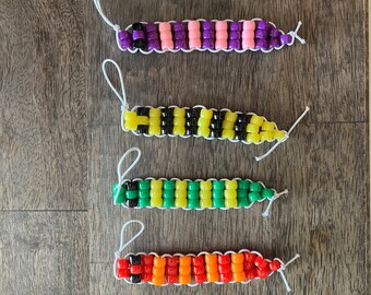 Beaded Snake Keychain - Etsy