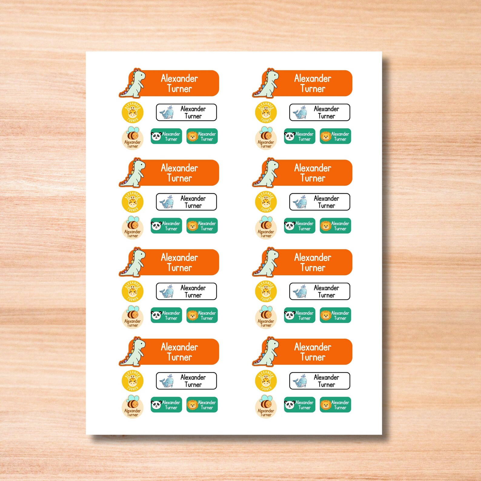 Editable School Supply Labels Name Tags for School Supplies School ...