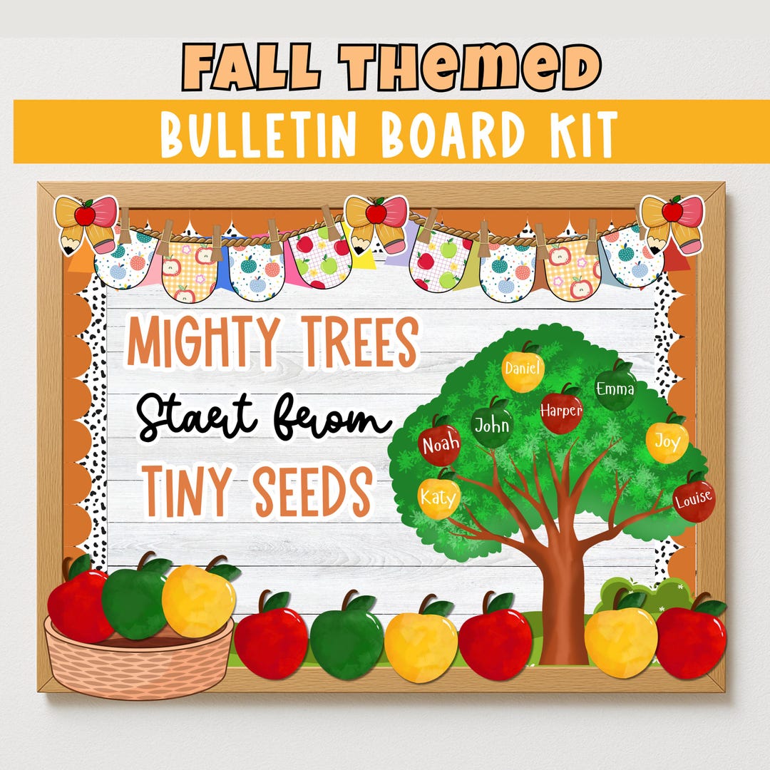 Fall Bulletin Board Kit: Classroom Autumn Decor (digital Download) - Etsy
