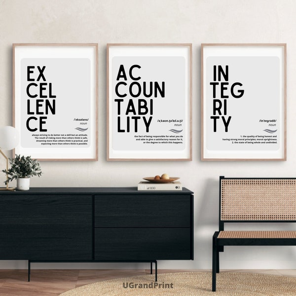 Integrity Poster - Etsy