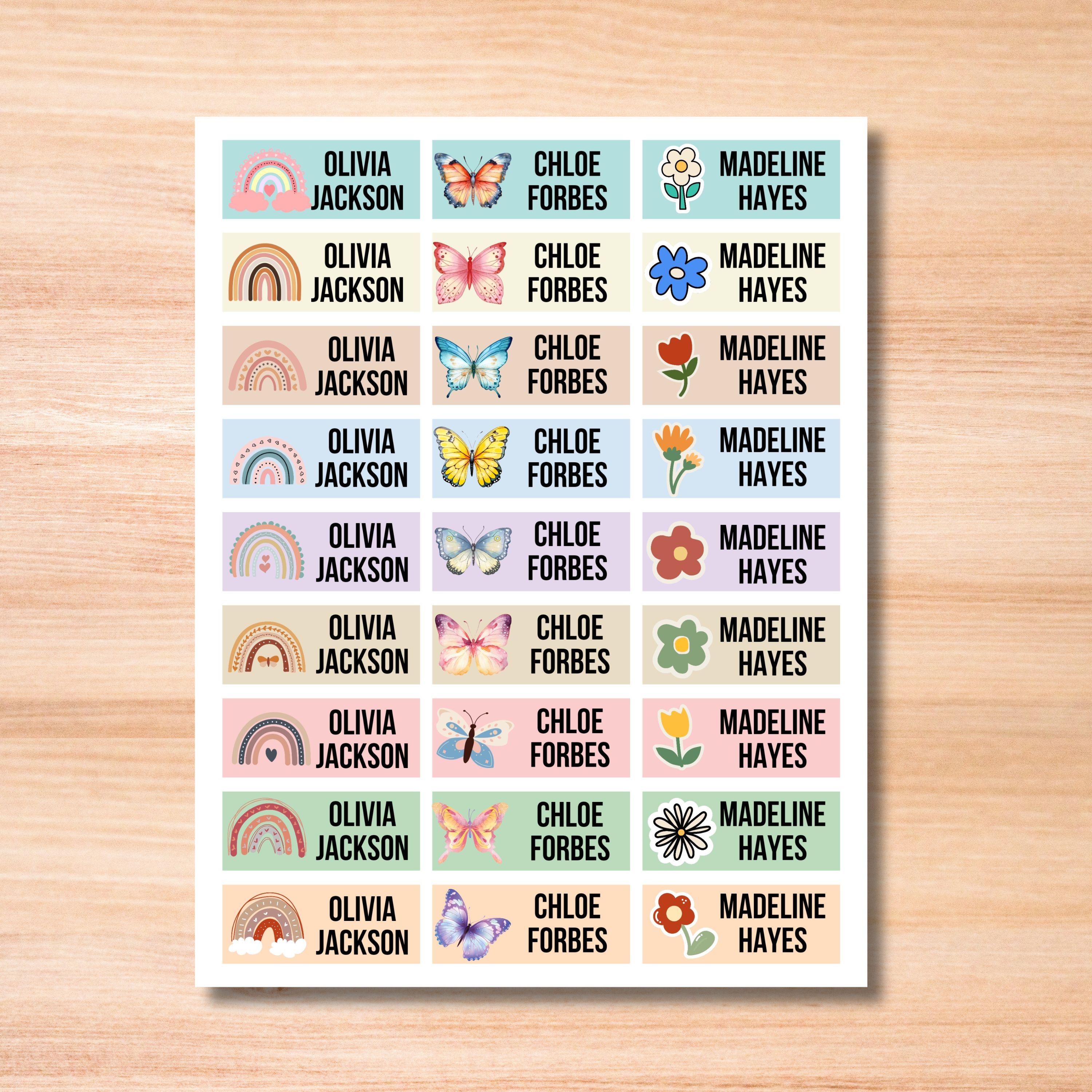 Editable School Supply Labels Name Tags for School Supplies School ...