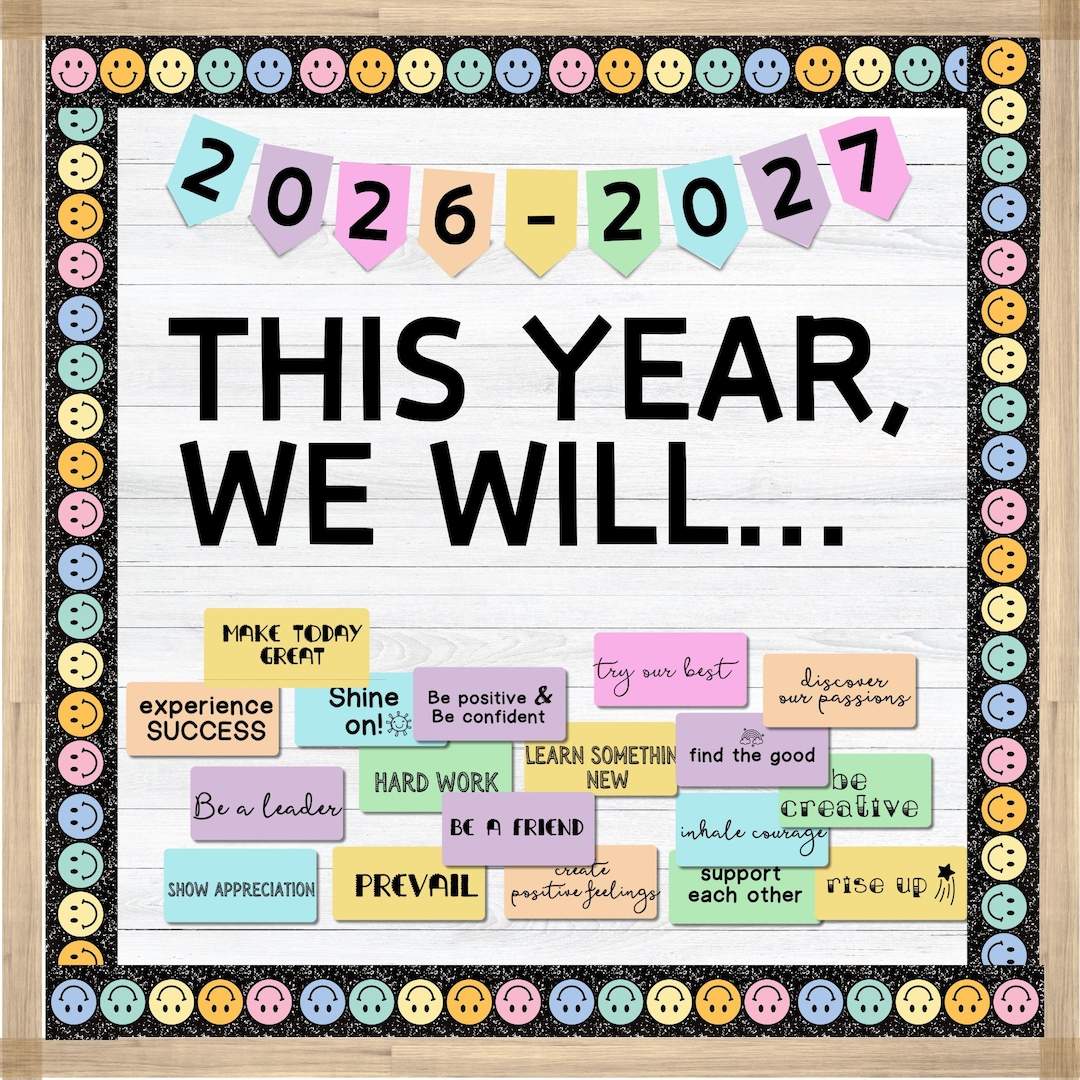 Motivational Quotes Bulletin Board Kit: Classroom Decor (PDF) - Etsy