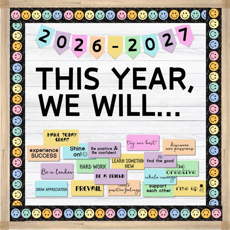 Motivational Quotes Bulletin Board Kit: Classroom Decor (PDF) - Etsy