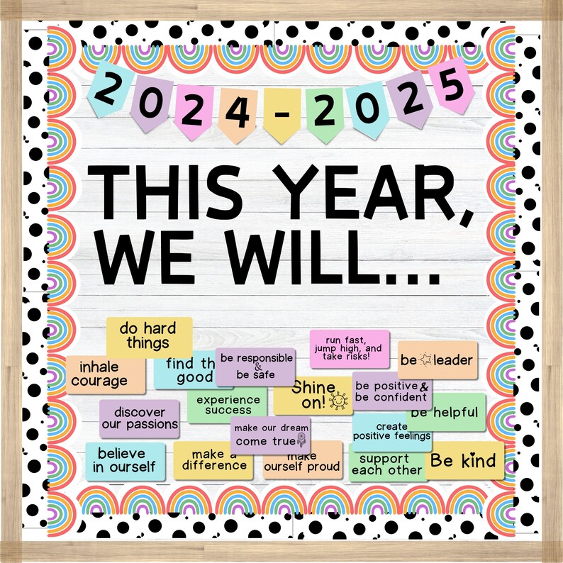 Back to School Motivational Quotes Bulletin Board Kit or Classroom Door ...