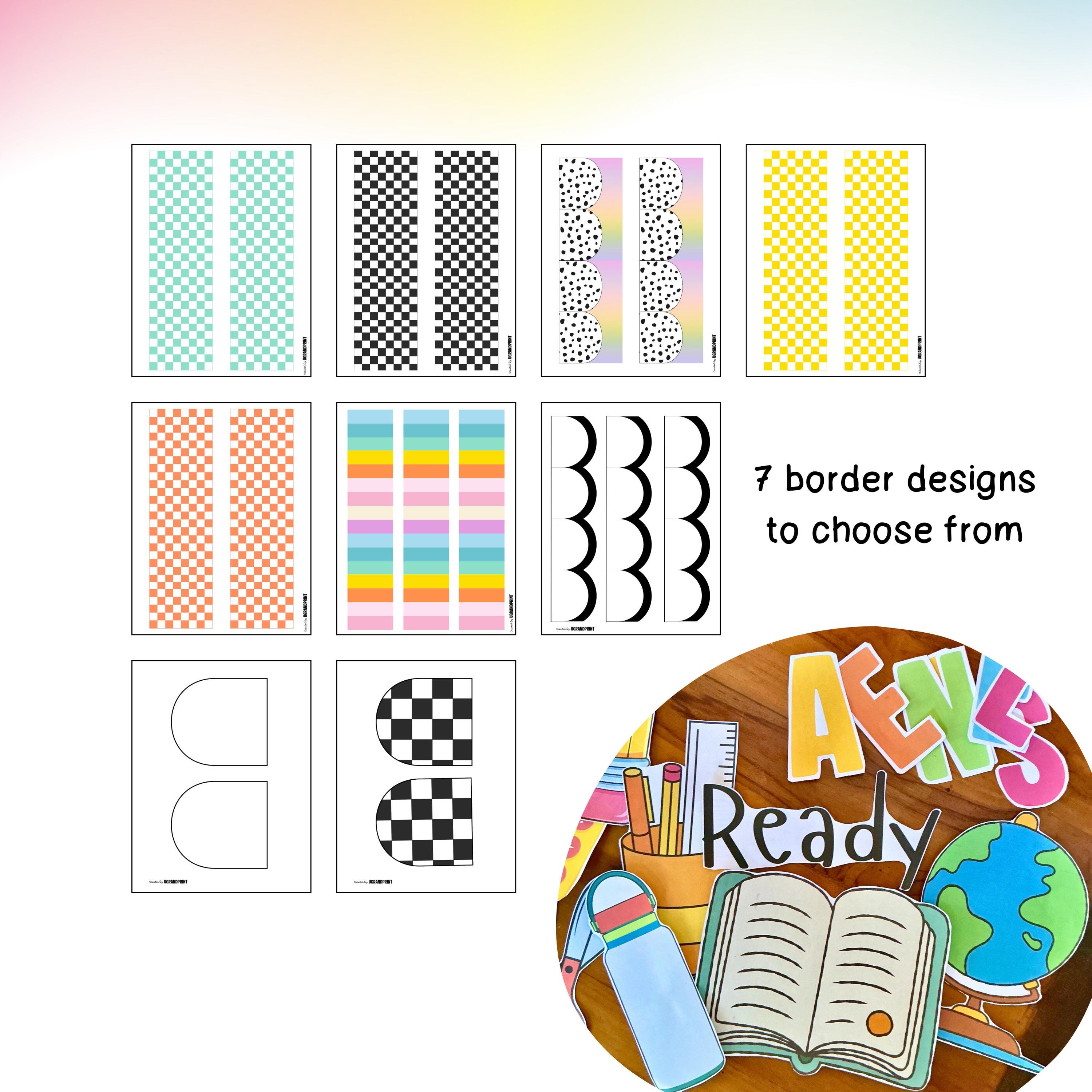 Back to School Bulletin Board Kit: Editable Student Name Tags Classroom ...