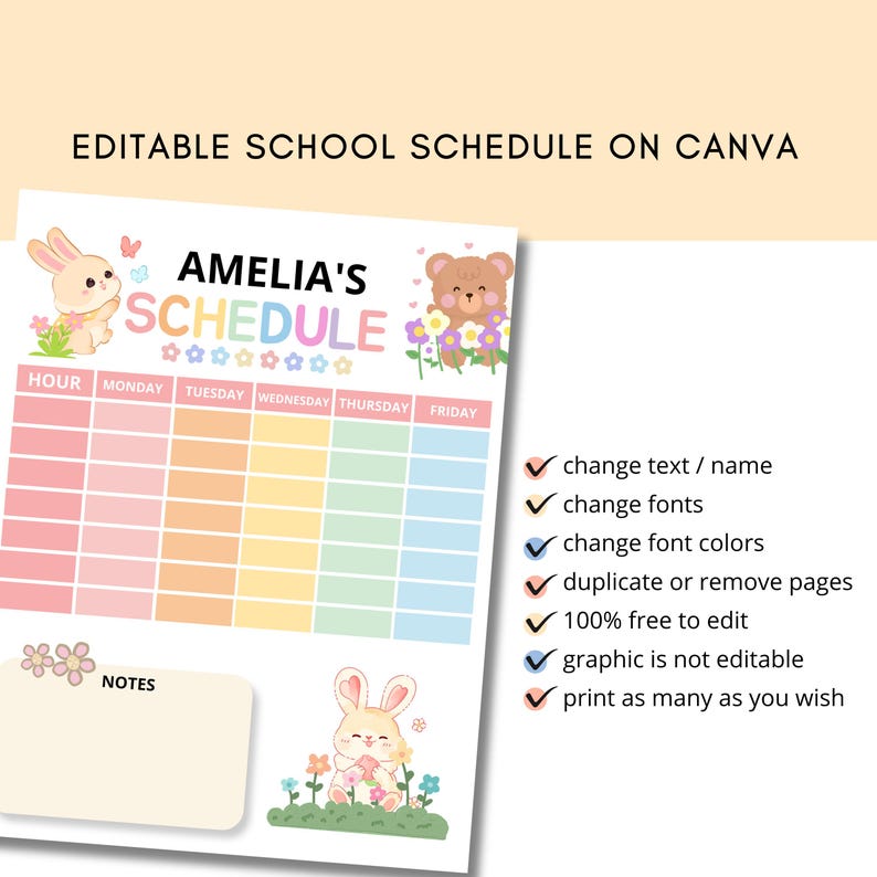 Editable School Supply Labels Name Tags for School Supplies School ...