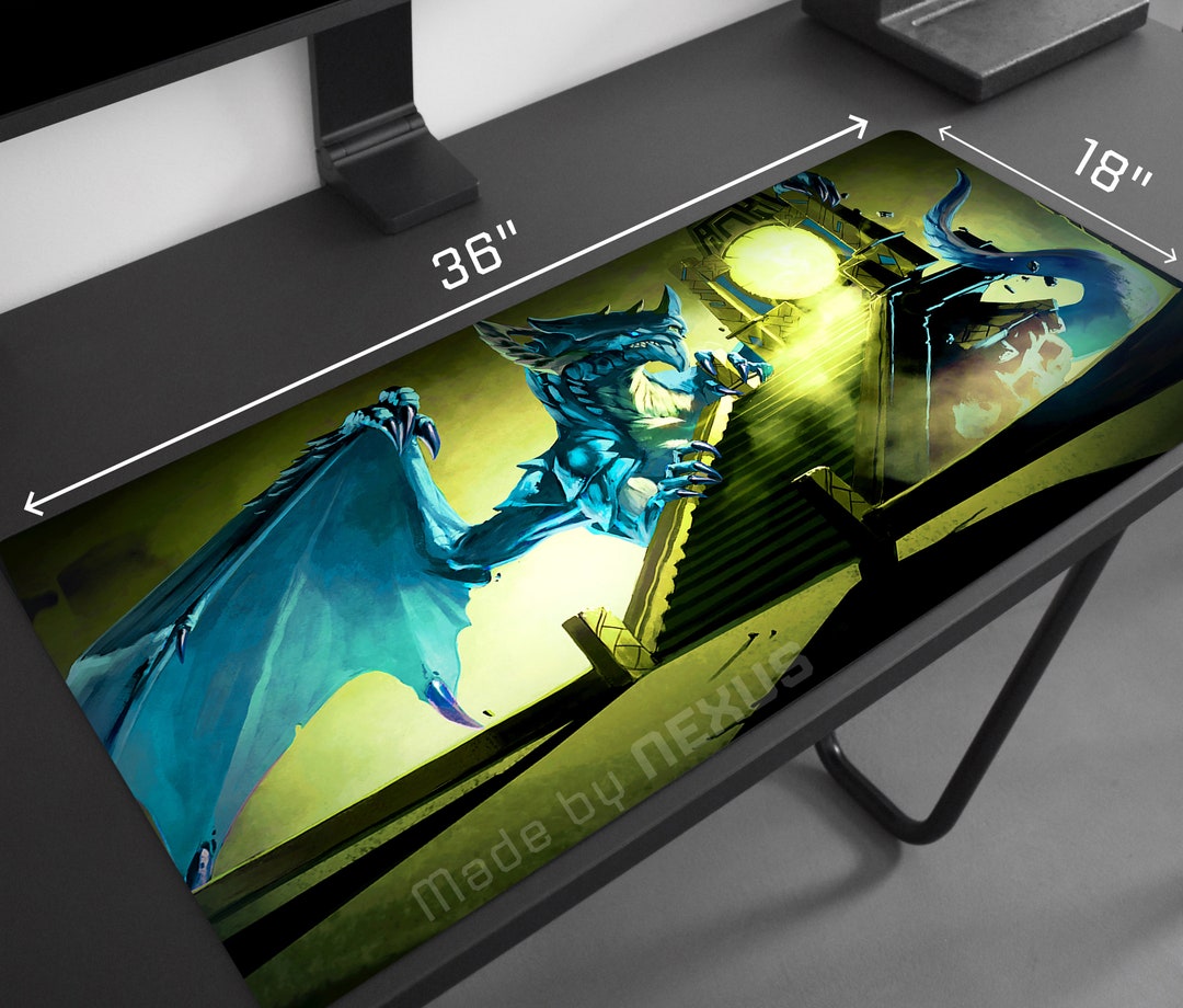 OSRS Inspired Metal Dragon Mousepad Ultra-high Resolution - Etsy