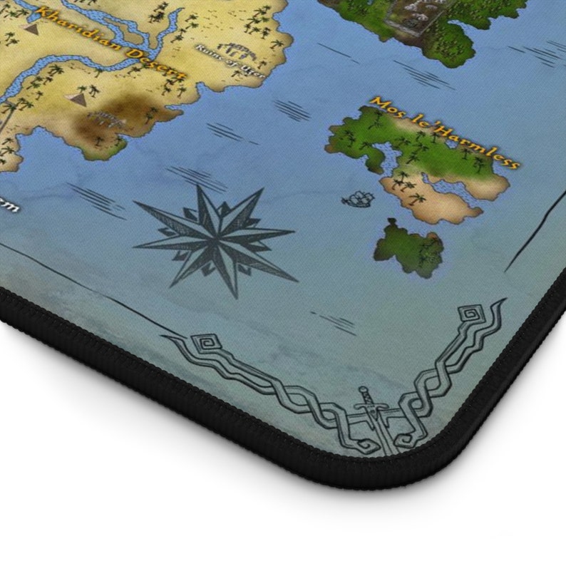 Runescape Gielinor World Map Mousepad Ultra-high Resolution Osrs ...