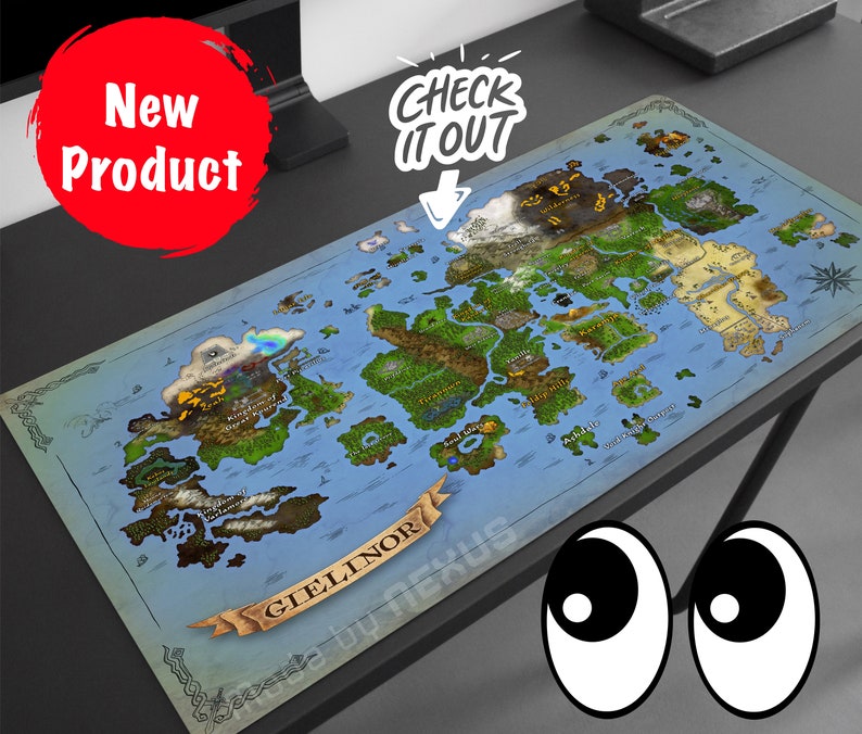 Custom OSRS Map Mousepad Ultra-high Resolution Runescape - Etsy