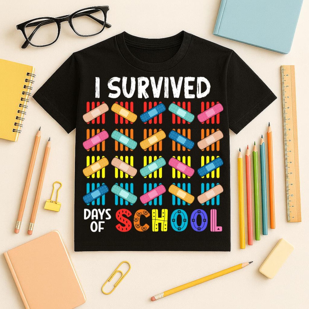 I Survived 100 Days of School Png, 100th Day of School Png, Happy 100 ...