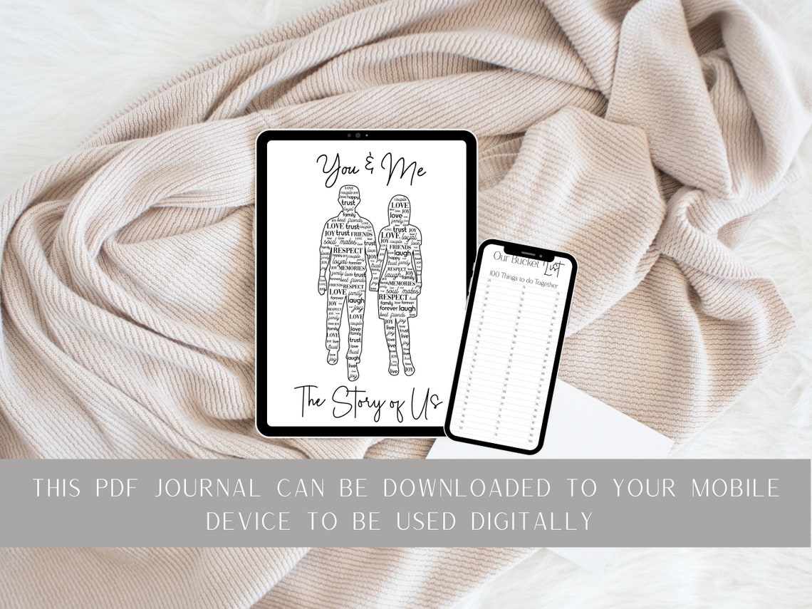 Couple's Journal | Relationship Planner | Printable PDF | Couple's ...