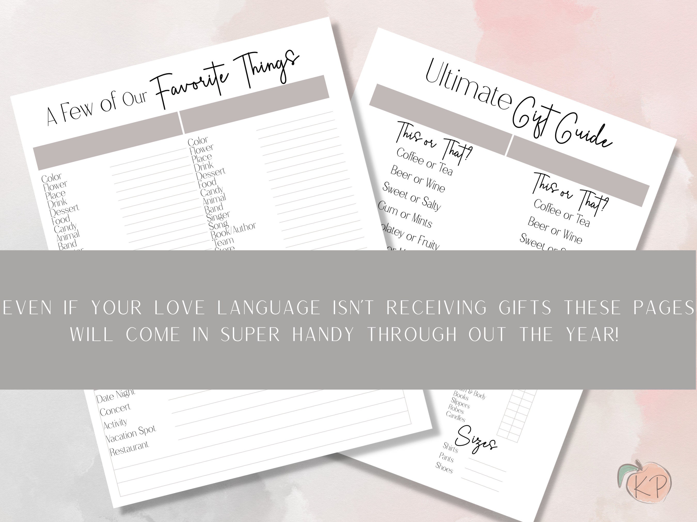Couple's Journal | Relationship Planner | Printable PDF | Couple's ...