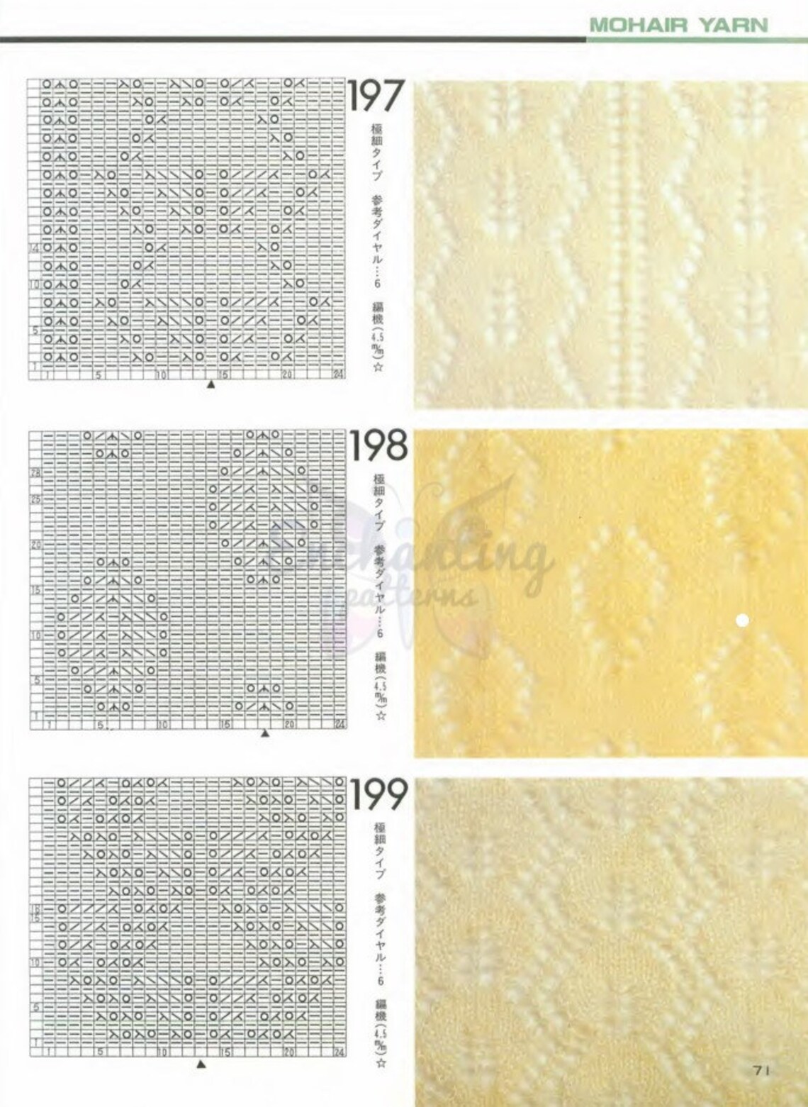 Machine Knitting Stitch Patterns Japanese Knitting Pattern Ebook Spring ...