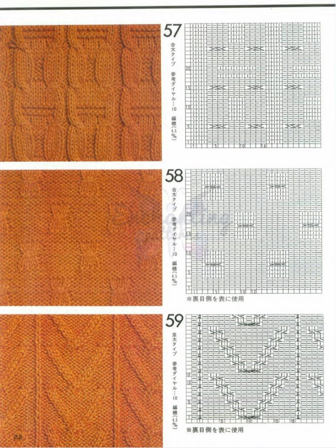 Machine Knitting Stitch Patterns Japanese Knitting Pattern Ebook Spring ...