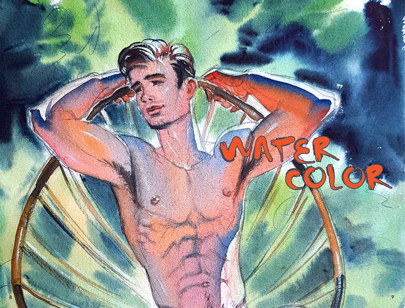 Gay Art Book Ivan Bubentcov 2 From Gay Artist Ivan Bubentcov Nude Erotica 18 Etsy