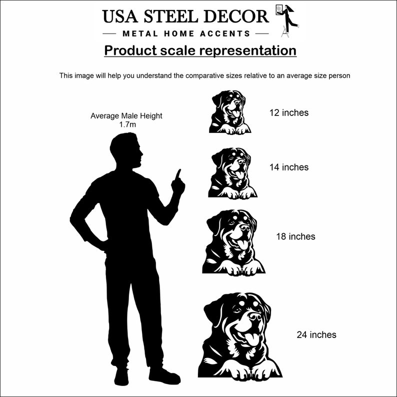 Rottweiler Metal Wall Art, Rottweiler Metal Sign, Rottweiler Owner Gift ...
