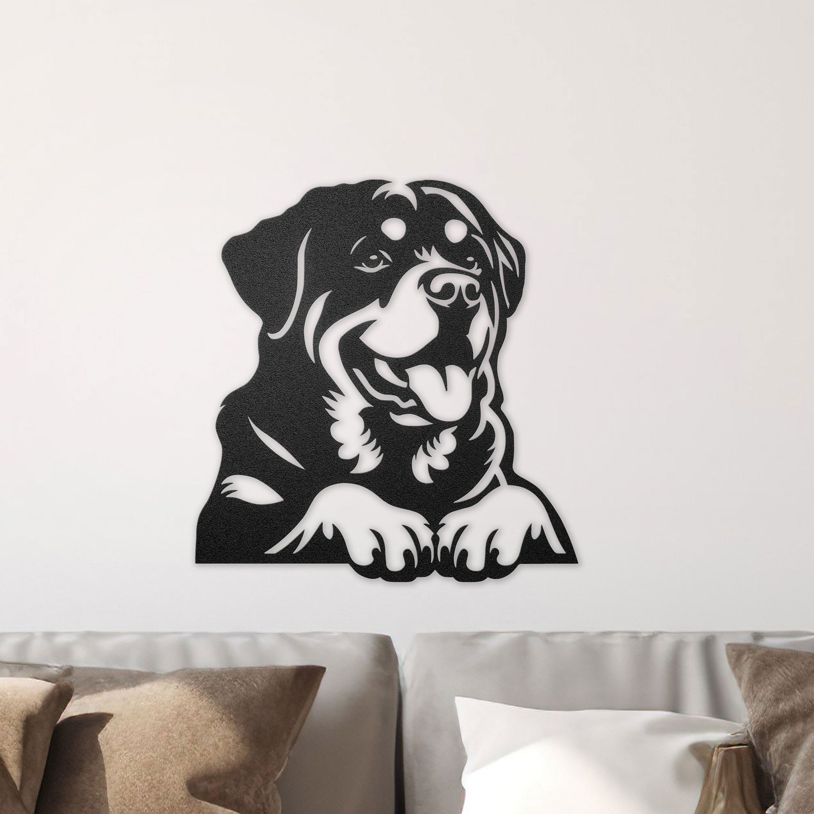 Rottweiler Metal Wall Art, Rottweiler Metal Sign, Rottweiler Owner Gift ...