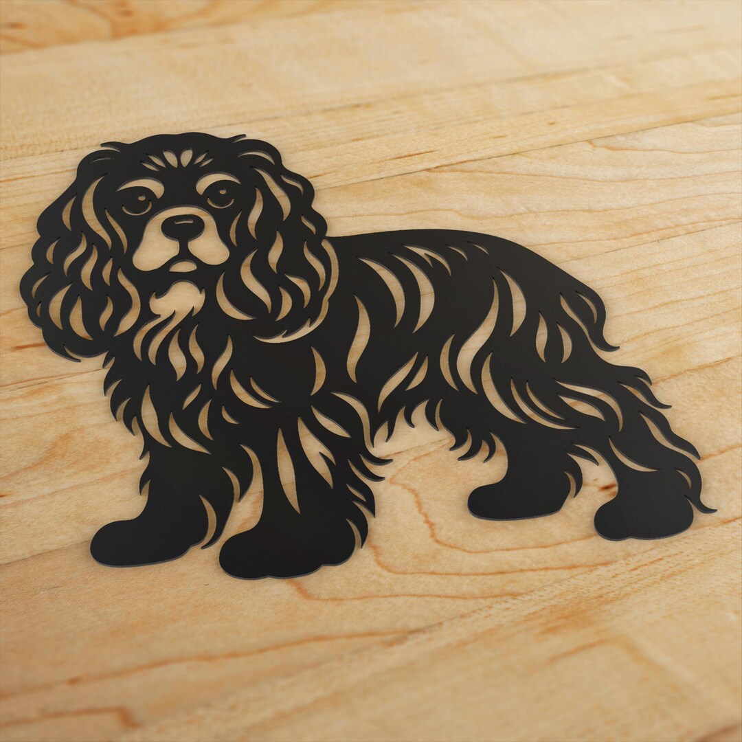 Cavalier King Charles Spaniel Metal Wall Art, Cavalier Metal Decor ...