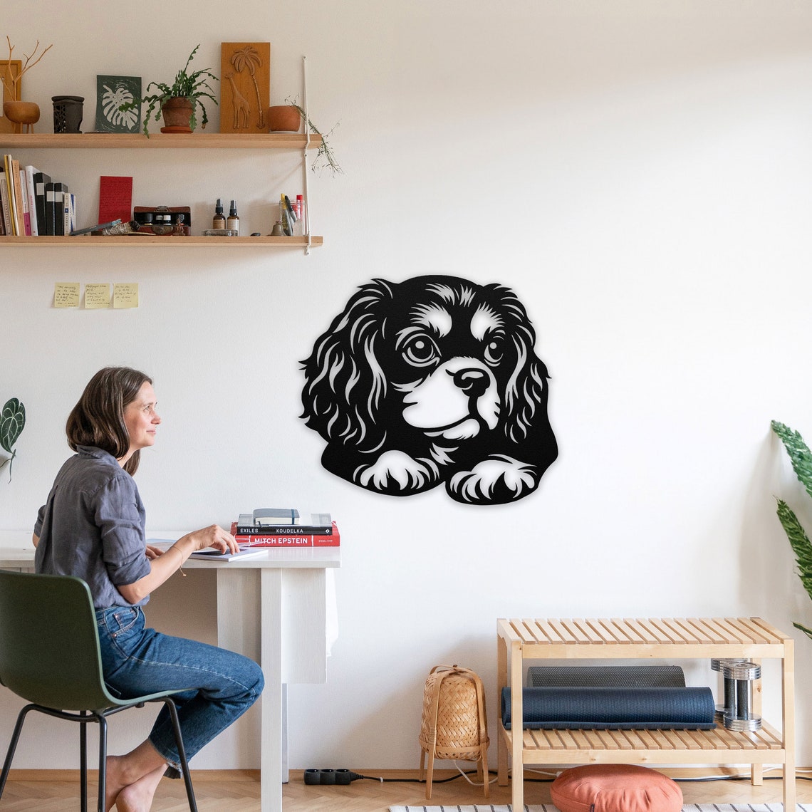 Cavalier King Charles Spaniel Metal Wall Art, Cavalier Metal Decor ...
