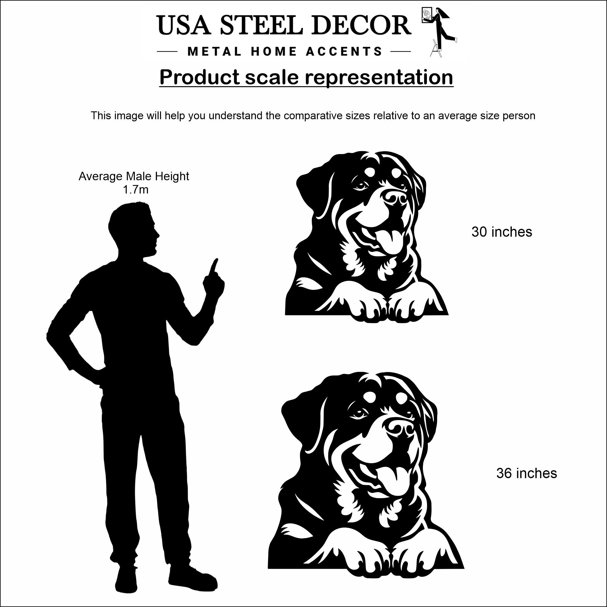 Rottweiler Metal Wall Art, Rottweiler Metal Sign, Rottweiler Owner Gift ...