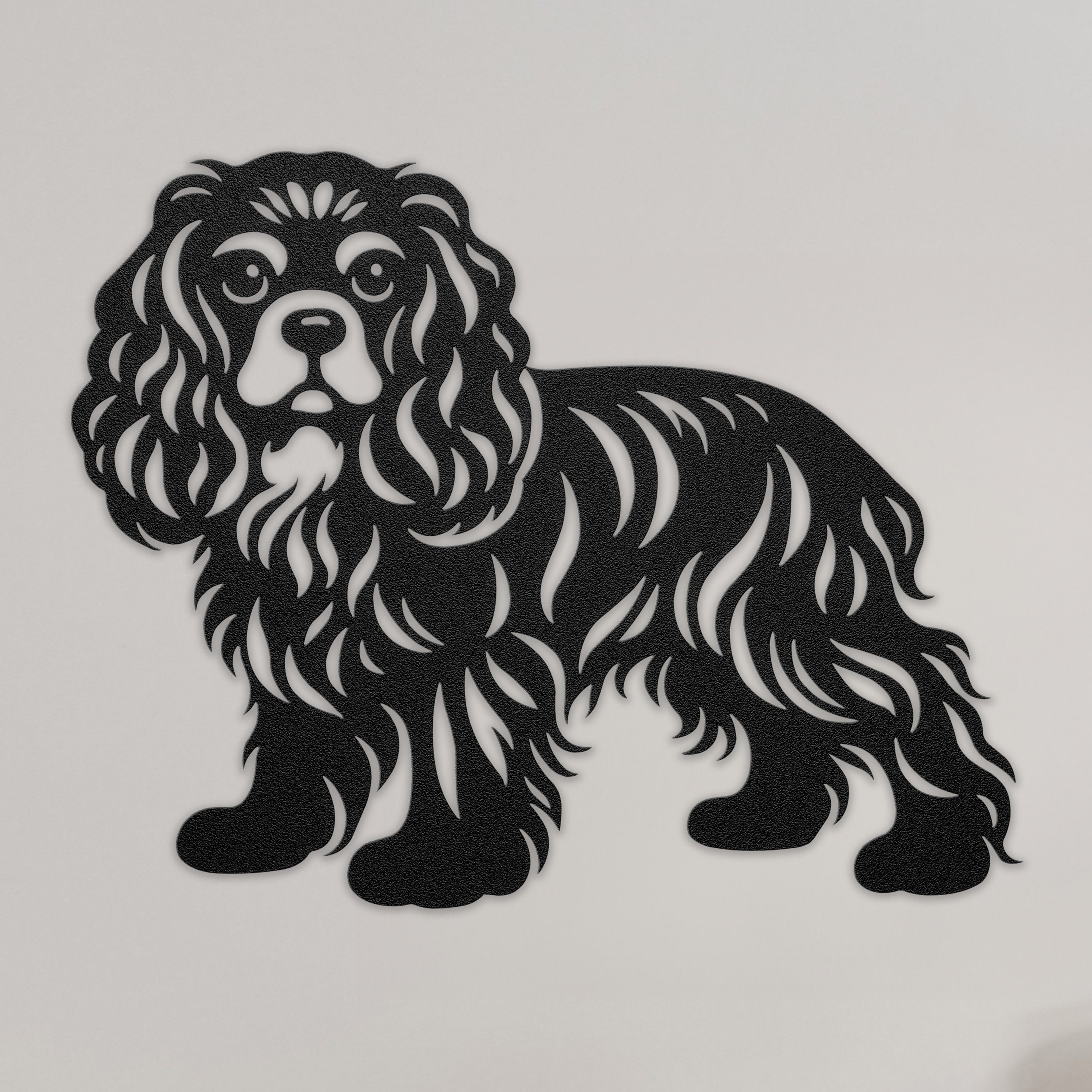 Cavalier King Charles Spaniel Metal Wall Art, Cavalier Metal Decor ...